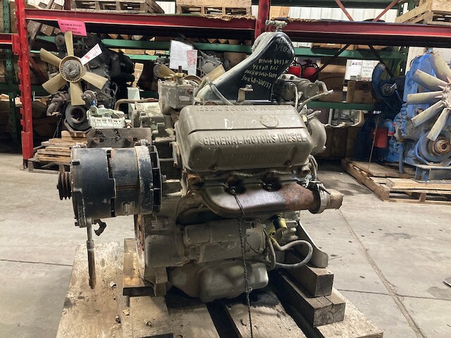 Detroit Diesel 6V53 Low Hours Used Surplus Engine