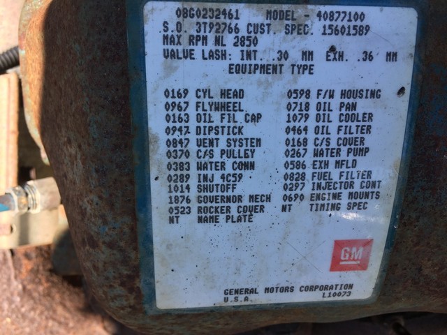 Detroit Diesel 8.2 Liter Engine