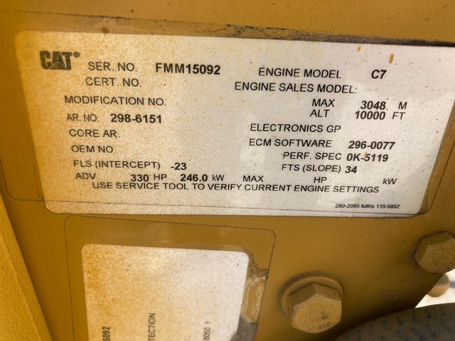 Caterpillar C7 ACERT-330hp Diesel Engine