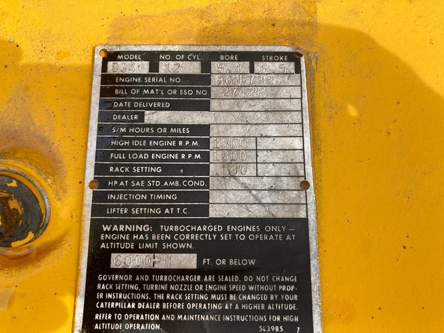 Caterpillar D348 Diesel Engine