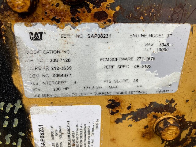 Caterpillar C7 ACERT-230hp Diesel Engine