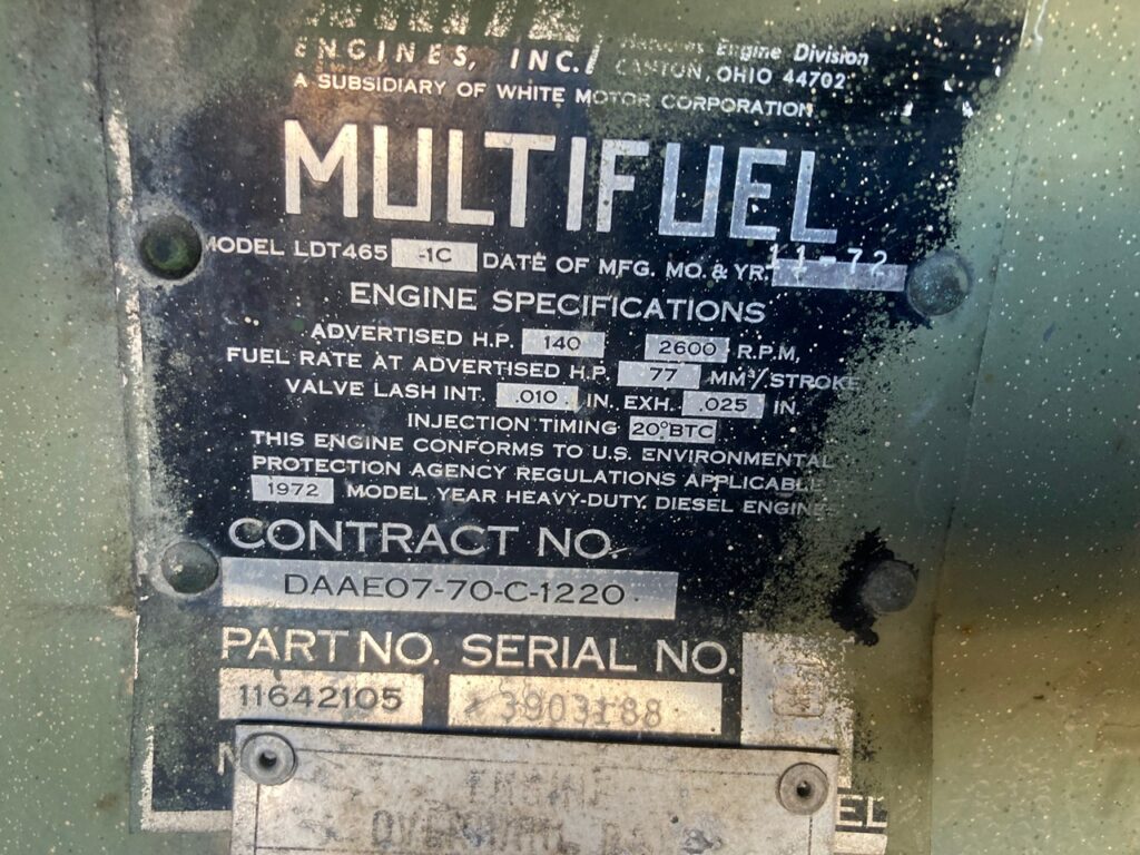 White LDT465 | Multifuel Engine