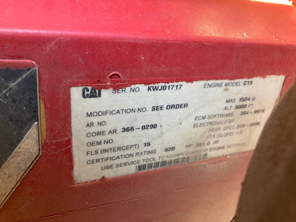Caterpillar C13 Hydraulic Unit | 520HP